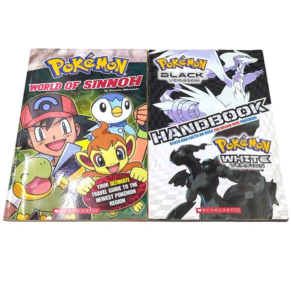 Scholastic | Accents | Pokemon Book Lot World Of Sinnoh Black White ...